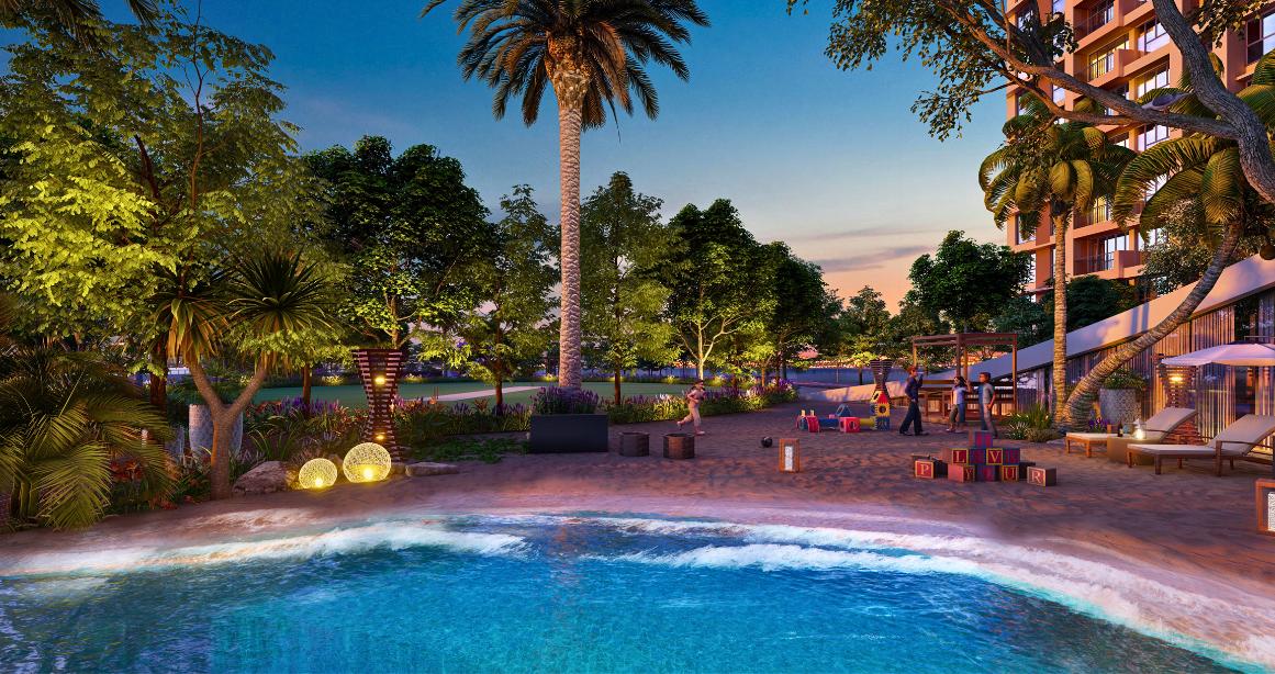 Runwal Enchanted Lands End at kolshet Thane West. 1, 2 & 3 BHK @ 59 lacs*