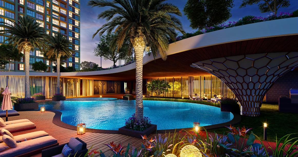 Runwal Enchanted Lands End at kolshet Thane West. 1, 2 & 3 BHK @ 59 lacs*