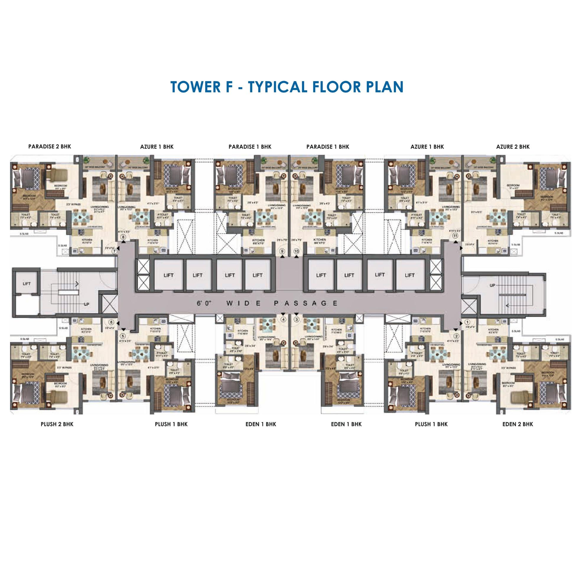 Runwal Enchanted Lands End at kolshet Thane West. 1, 2 & 3 BHK @ 59 lacs*